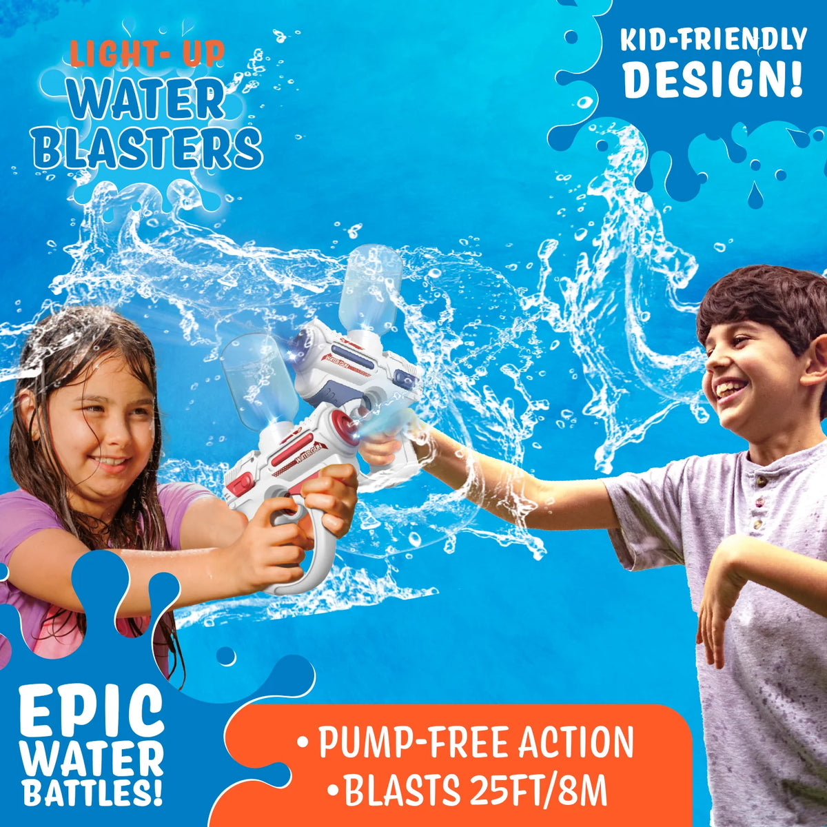 Light-Up Electric Water Blaster (2 Pack) – learning tree toys, books ...